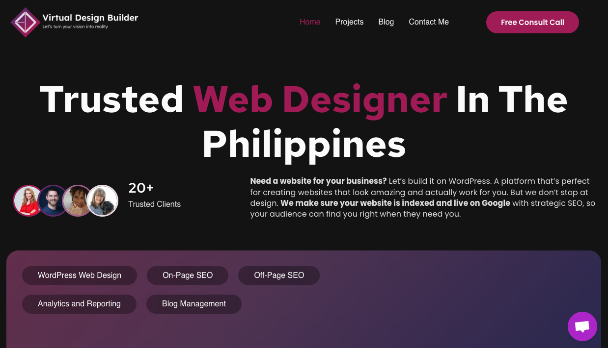Virtual Design Builder | Trusted Wordpress Web Designer